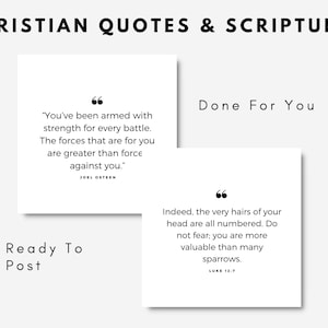 300 Christian Quotes and Scriptures for Social Media, White Bible ...