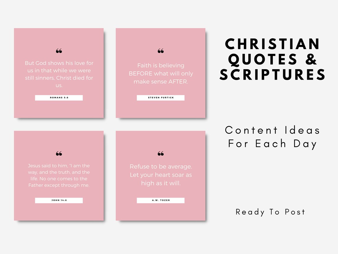 Christian Quotes and Scriptures for Social Media, Bible Verses and ...