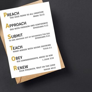 Pastor Appreciation Gift Printable Pastor Appreciation Card the Perfect ...