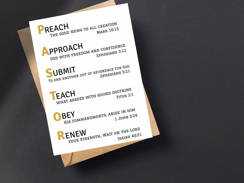 Pastor Appreciation Gift Printable Pastor Appreciation Card the Perfect ...