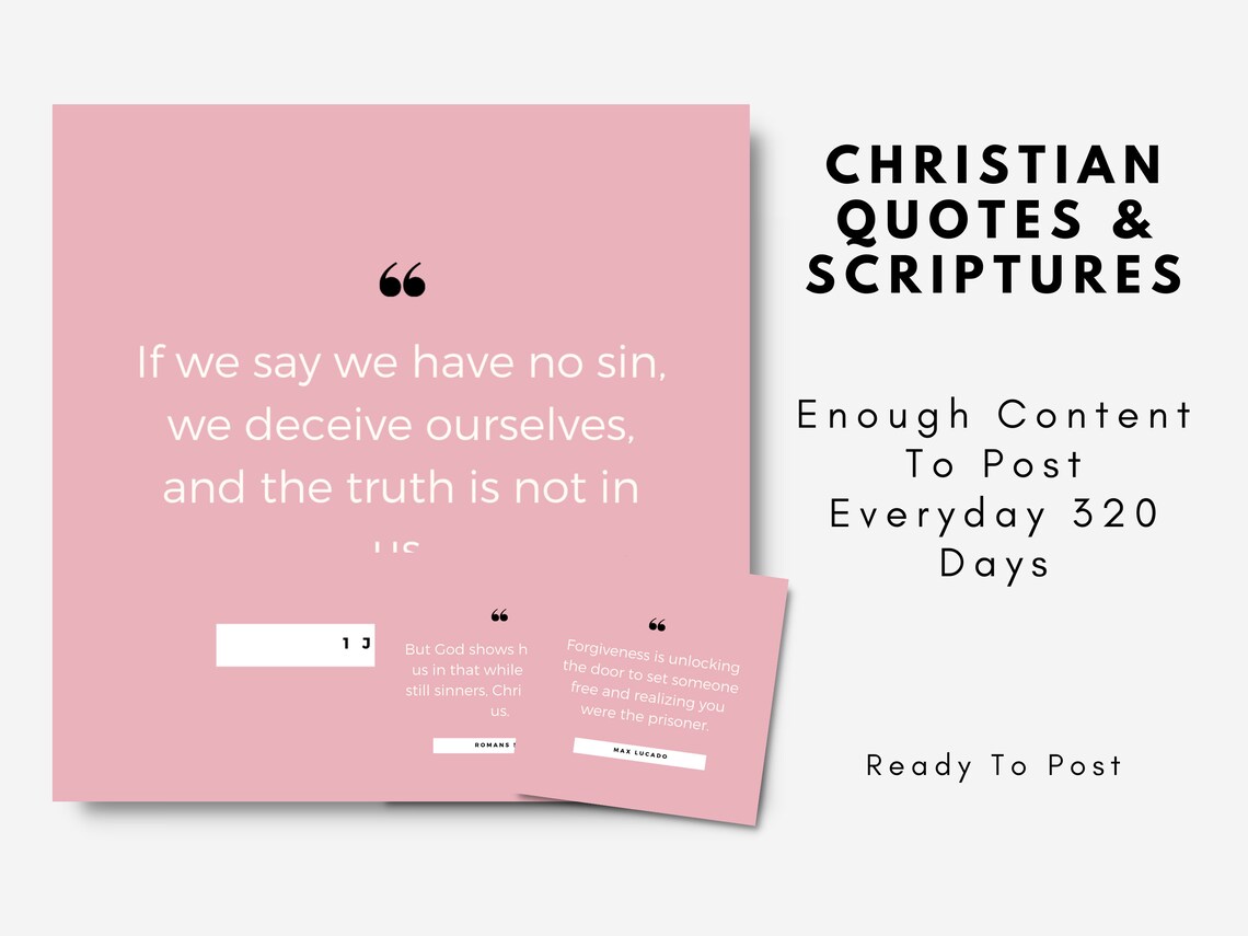 Christian Quotes and Scriptures for Social Media, Bible Verses and ...