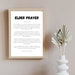 Elder Prayer Wall Art Printable Christian Poster Decor Home or Church ...
