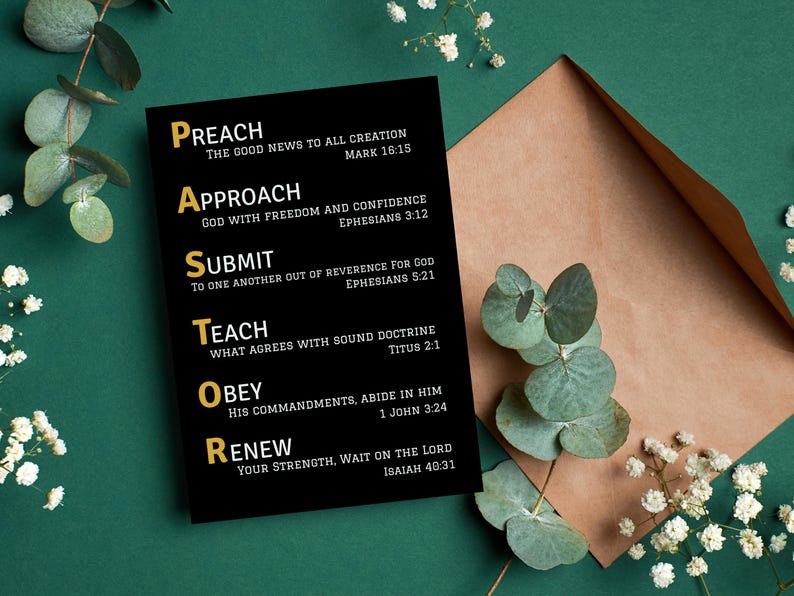 Pastor Appreciation Gift - Printable Pastor Appreciation Card - the ...