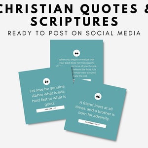Christian Quotes and Scriptures for Social Media, Bible Verses and ...