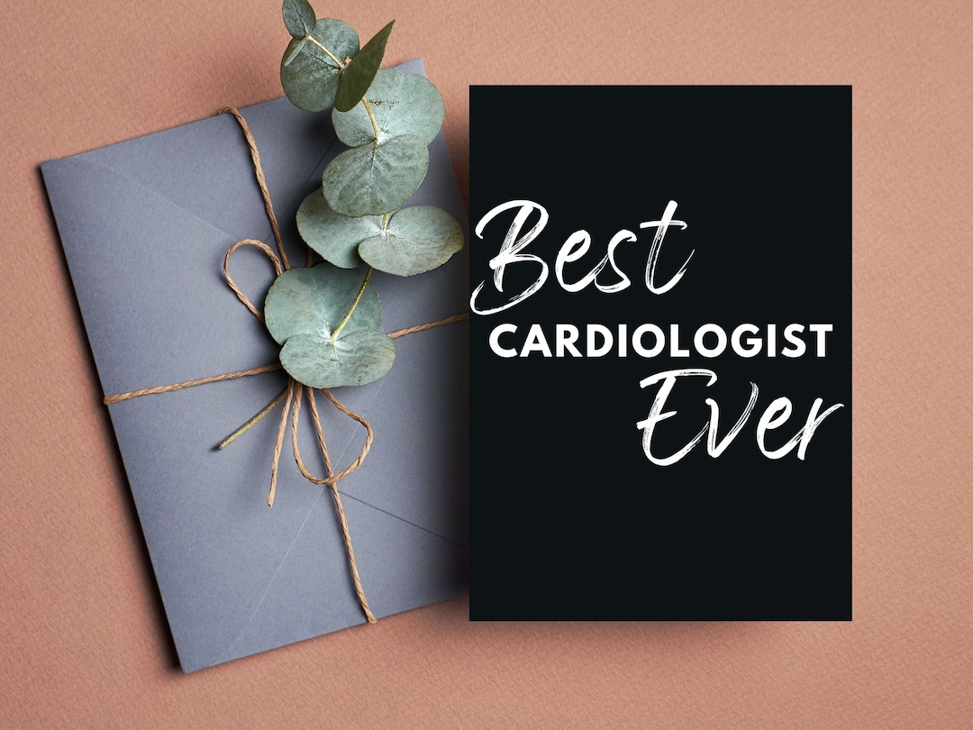 Cardiologist Appreciation Card Printable Greeting Card Cardiologist ...