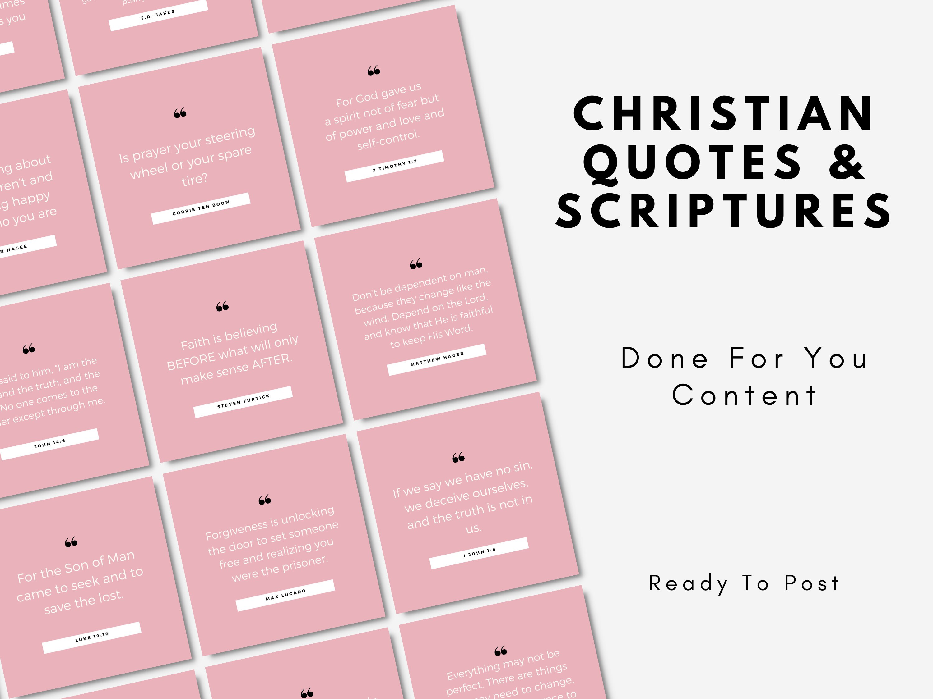 Christian Quotes and Scriptures for Social Media, Bible Verses and ...