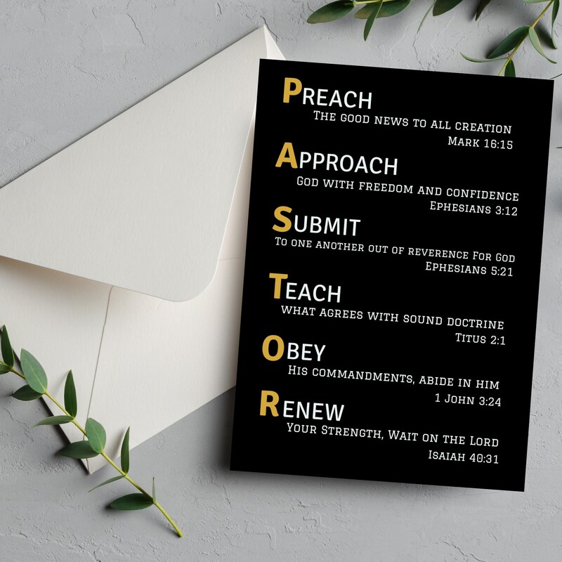 Pastor Greeting Card - Etsy