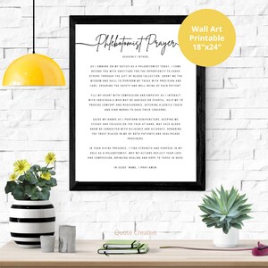 Phlebotomist Prayer Wall Art Printable Poster Christian Office Decor ...