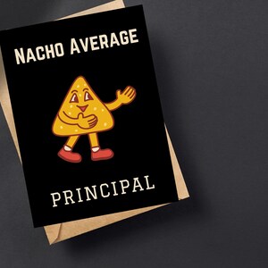 Principal Appreciation Gift Printable Greeting Card for School ...