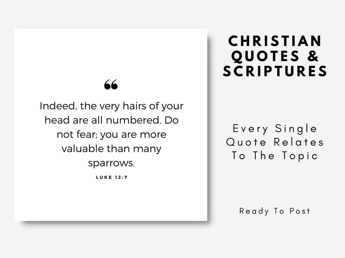 300 Christian Quotes and Scriptures for Social Media, White Bible ...