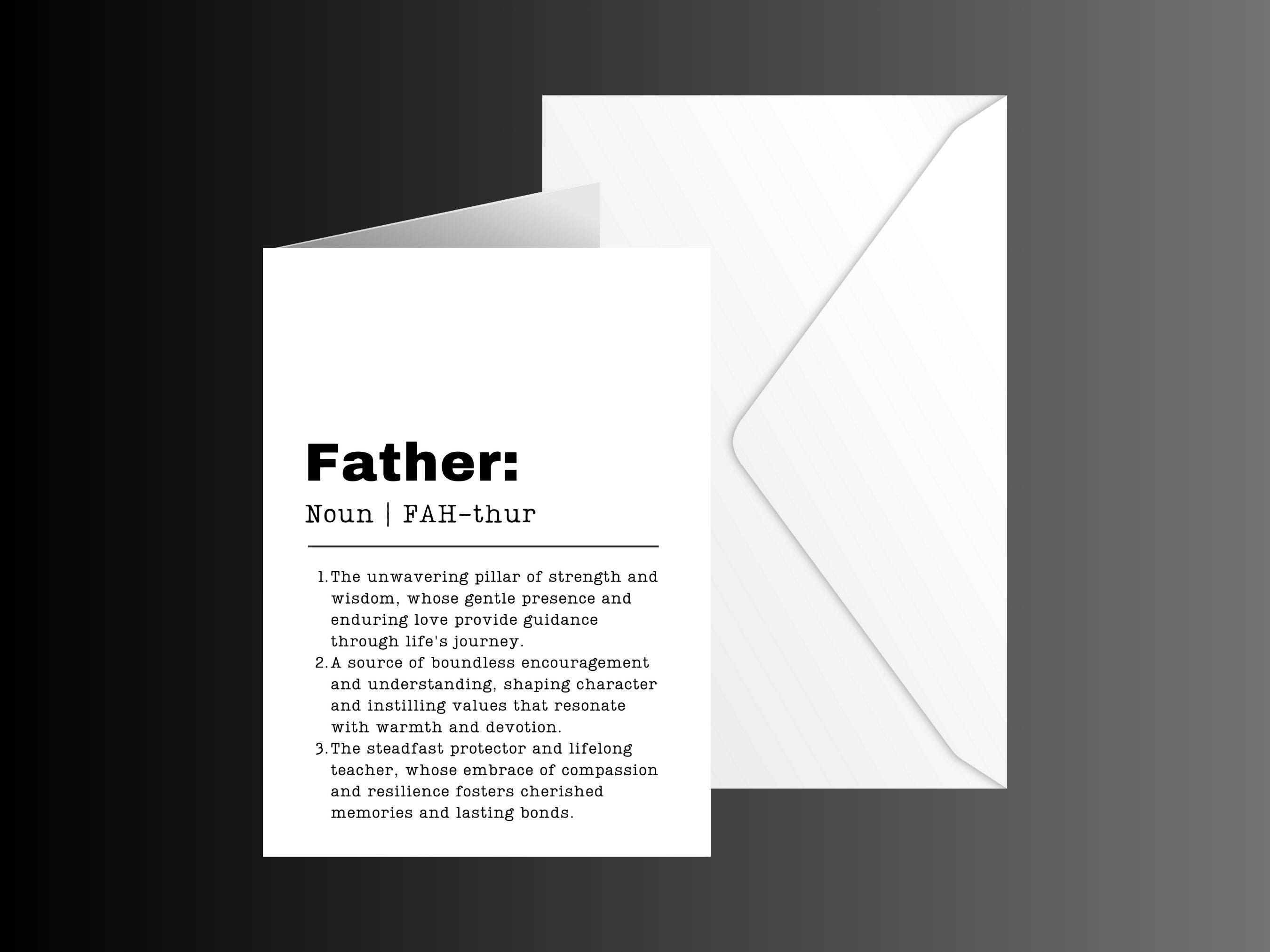 Fathers Day Card Definition Download Greeting Card Printable Gift Idea ...