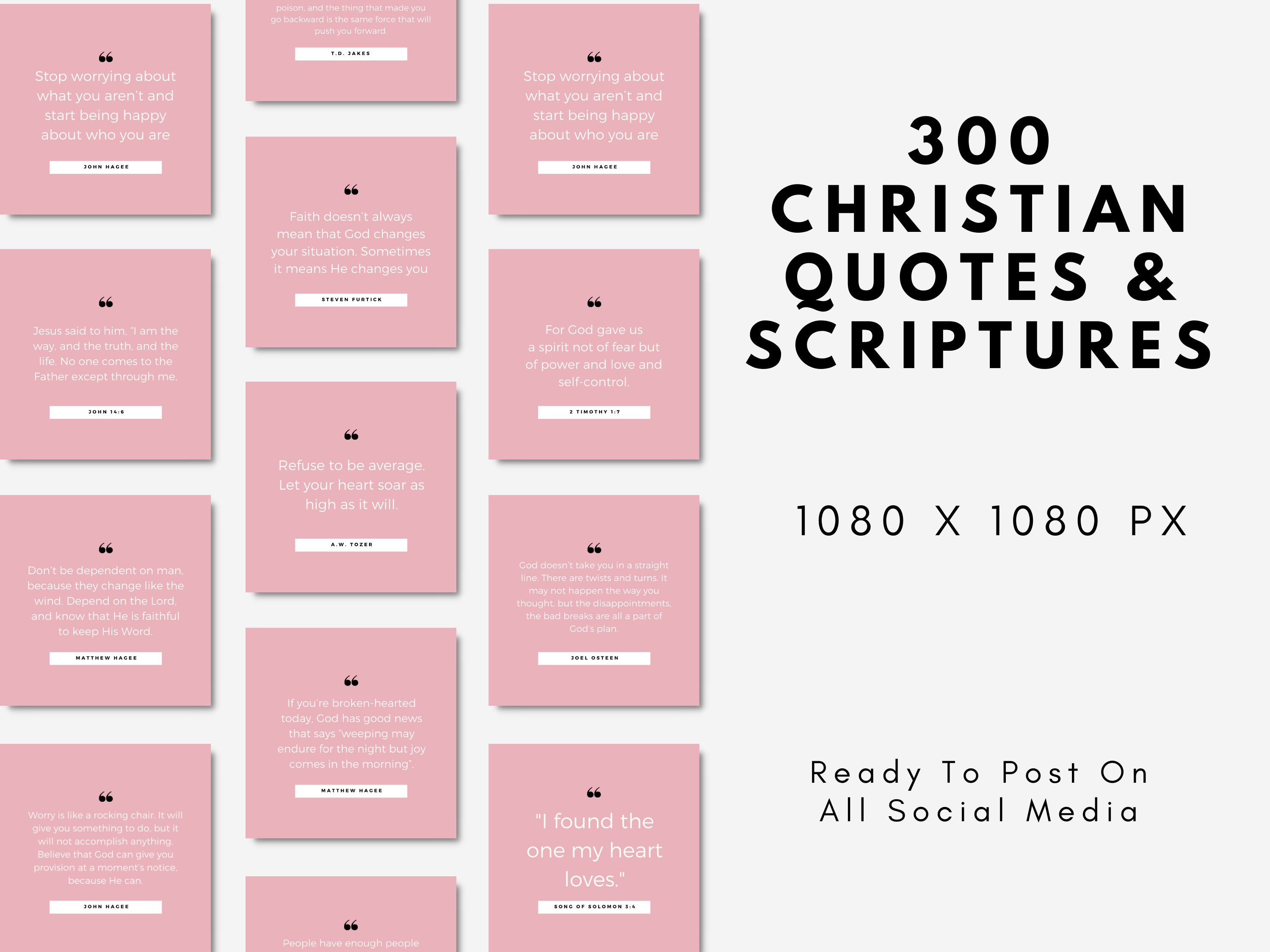 Christian Quotes and Scriptures for Social Media, Bible Verses and ...