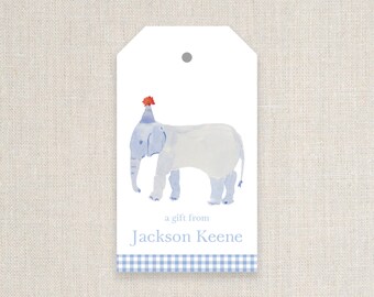Elephant Gift Tags | Etsy