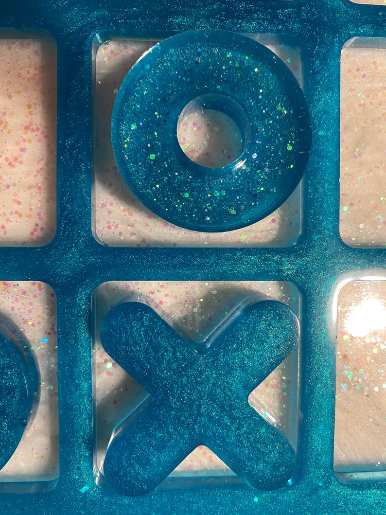 Large Tic Tac Toe Board With X & O Pieces - Etsy