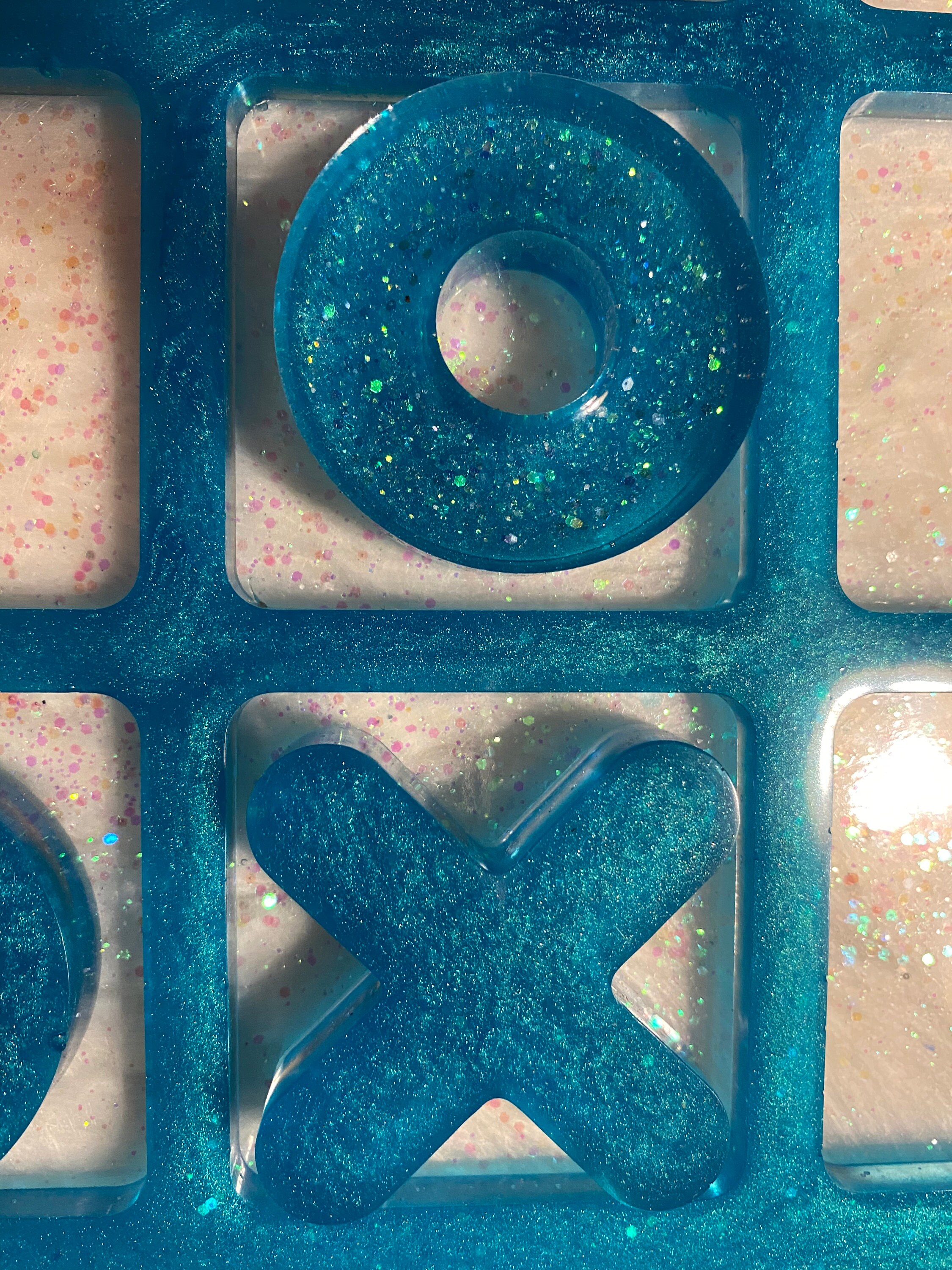 Large Tic Tac Toe Board With X & O Pieces - Etsy