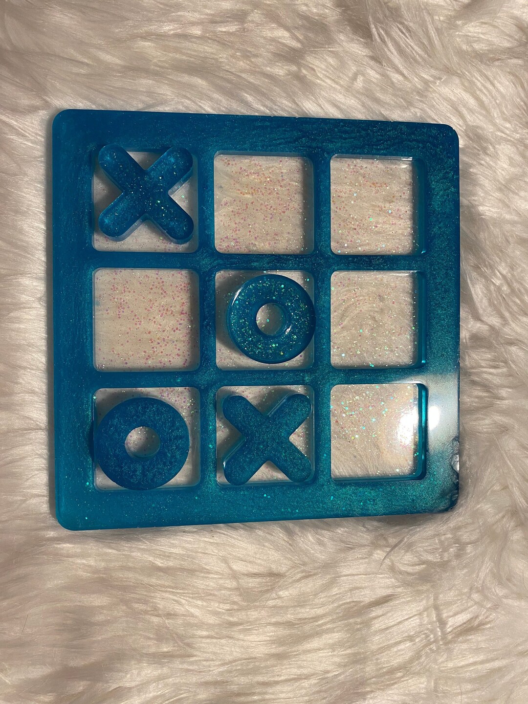 Large Tic Tac Toe Board With X & O Pieces - Etsy