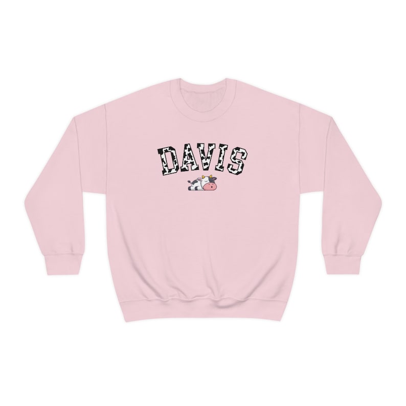 Davis Cowprint Sweatshirt | Unisex Heavy Blend Crewneck | UC Davis ...