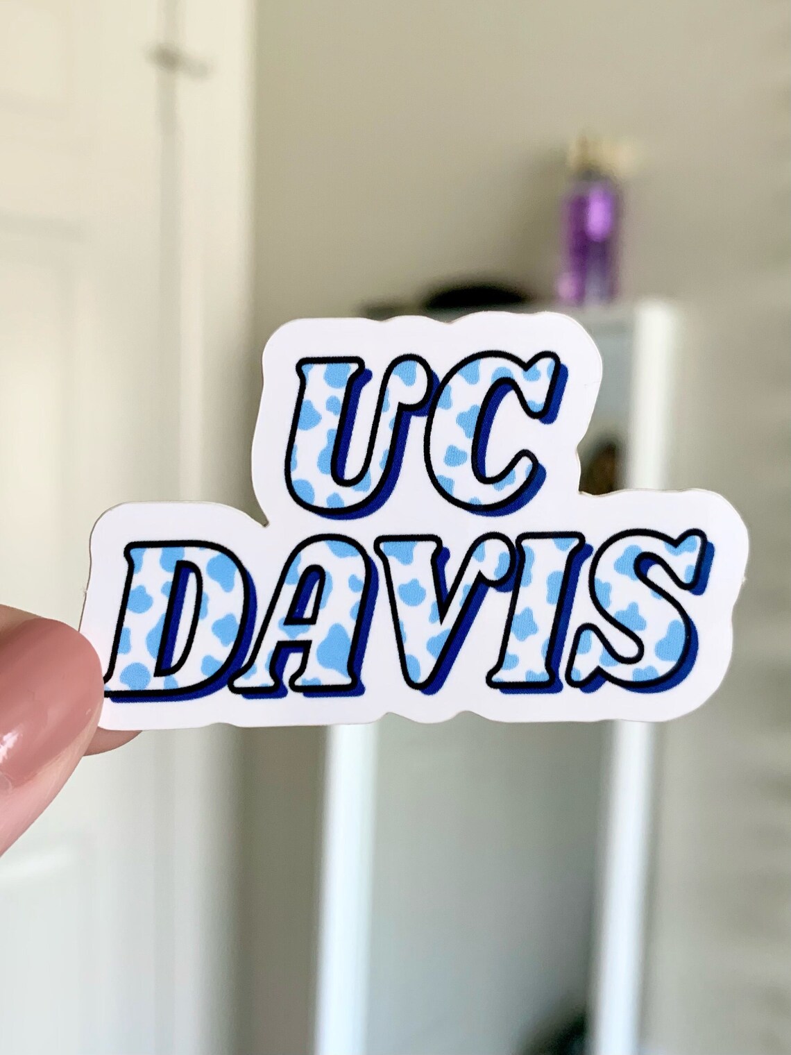 UC Davis Sticker Decal for Laptop Water Bottle Hydroflask | Etsy