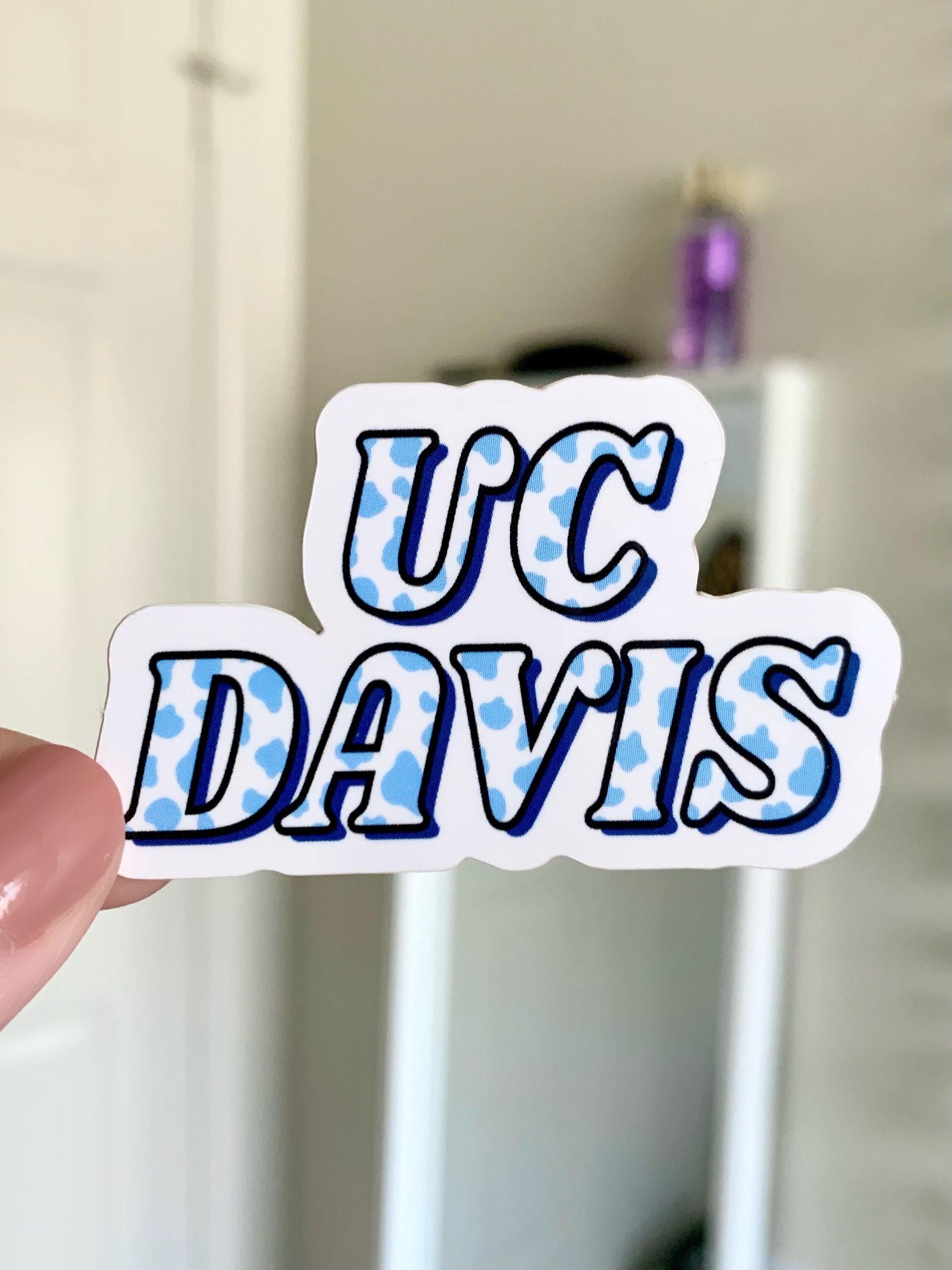 UC Davis Sticker Decal for Laptop, Water Bottle Hydroflask, Phone ...