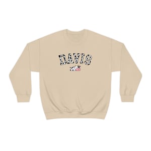 Davis Cowprint Sweatshirt | Unisex Heavy Blend Crewneck | UC Davis ...