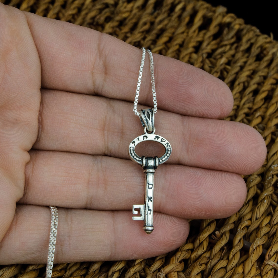 Key Necklaces for Women Silver Key Talisman Key Pendant | Etsy
