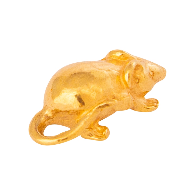 Amulet of Wealth Wallet Money Mouse Gilding Silver 18k Tiny Purse ...