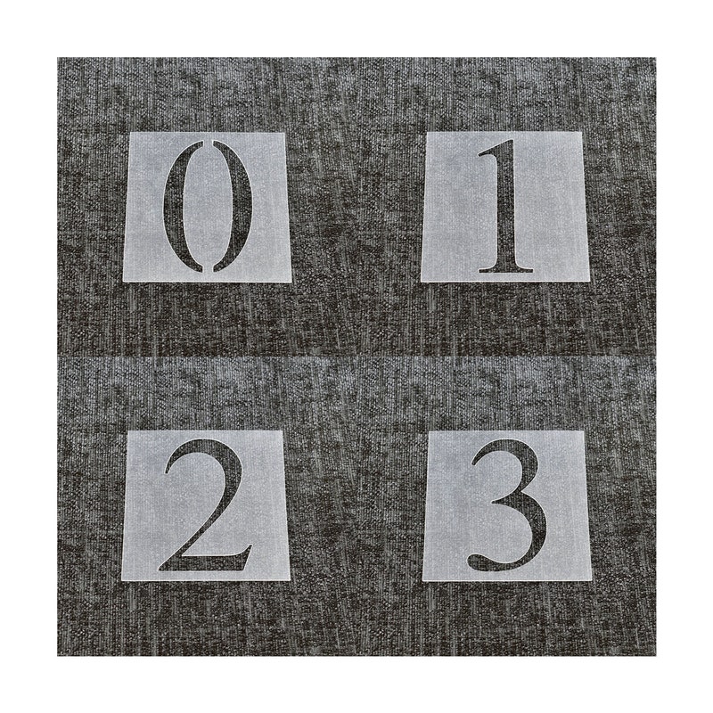 Cake Numbers Stencil - Etsy
