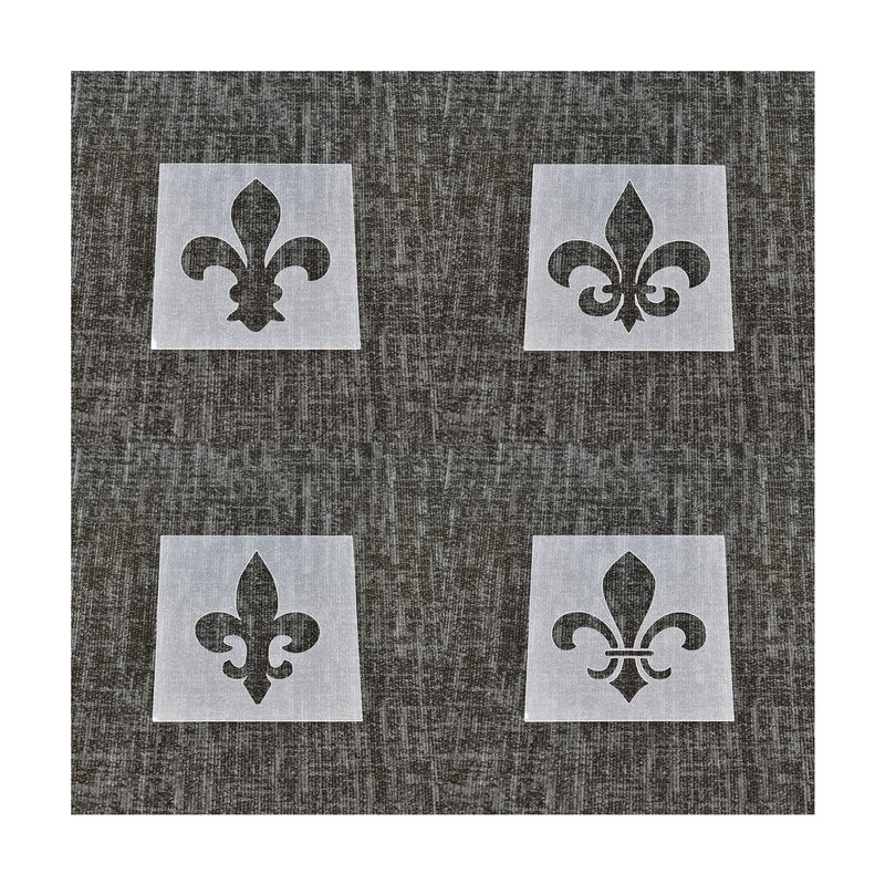 Fleur De Lis Stencil - Etsy