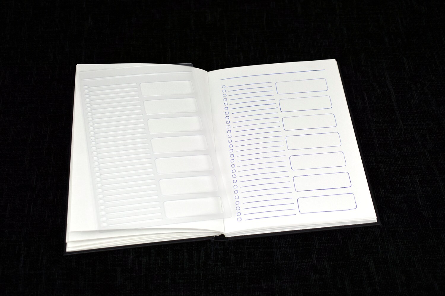 Notebook Stencil for A4 and A5 Journals Line and Boxes - Etsy