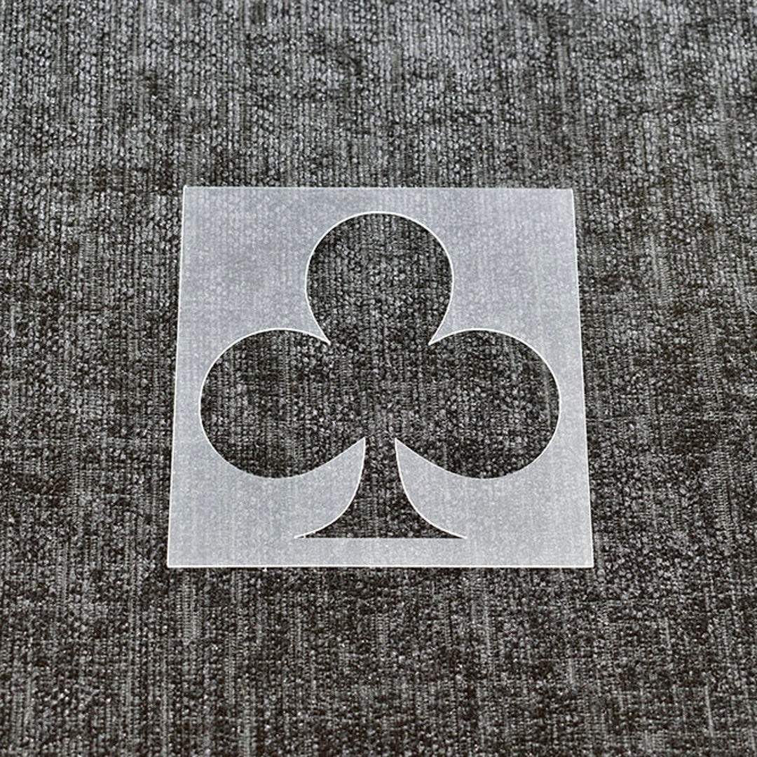 Club Card Stencil - Reusable Stencil for Crafts, DIY, Baking - Etsy