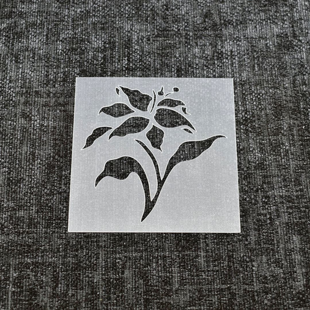 Floral 3 - Reusable Stencil - High Quality Strong 350 Microns - Etsy