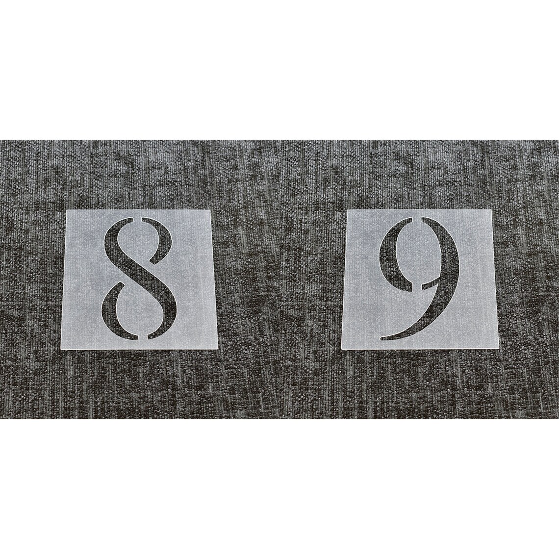 Number Stencils - Choose a Design (sold Individually) - Reusable ...