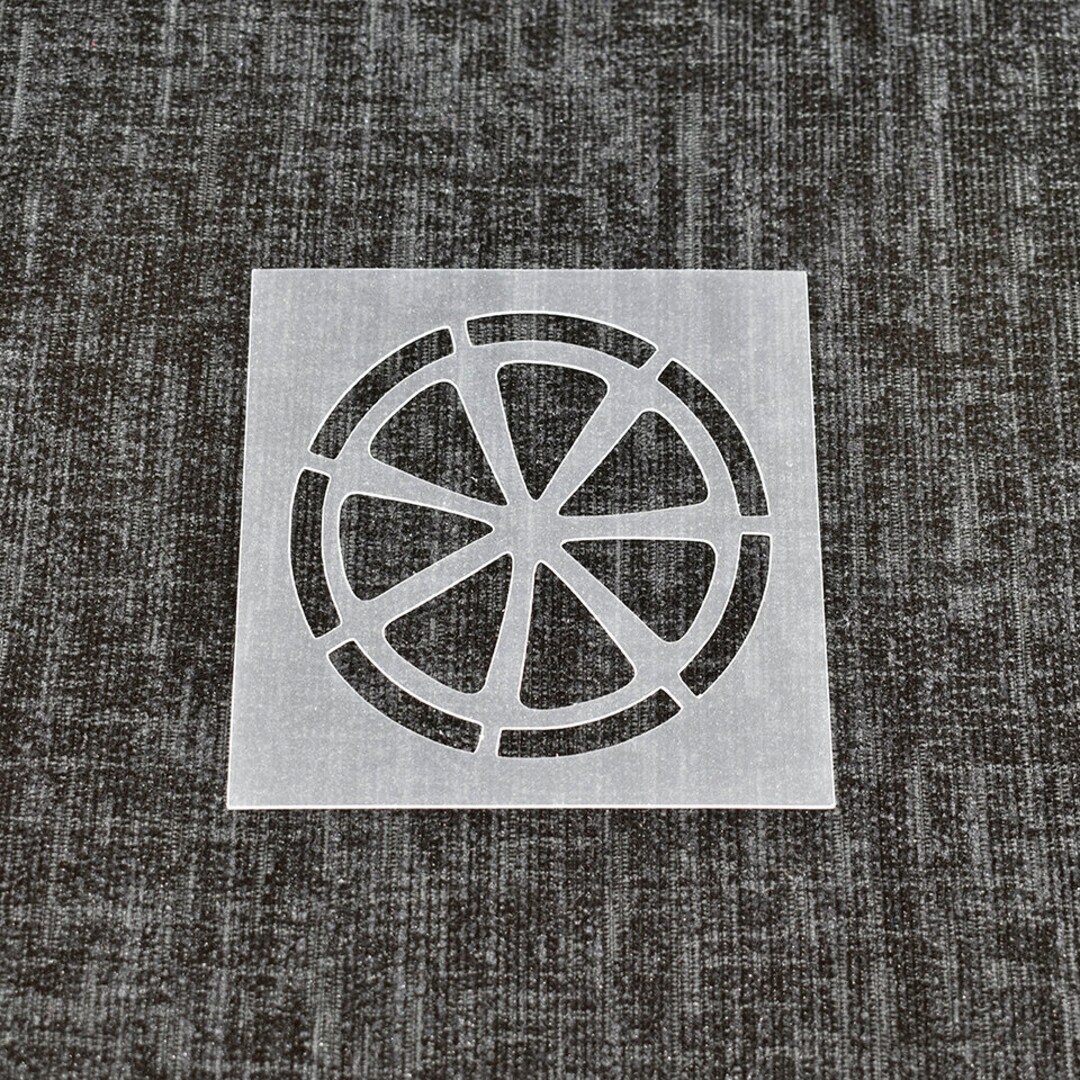 Citrus Fruit Slice Reusable Stencil. High Quality Strong 350 Micron ...