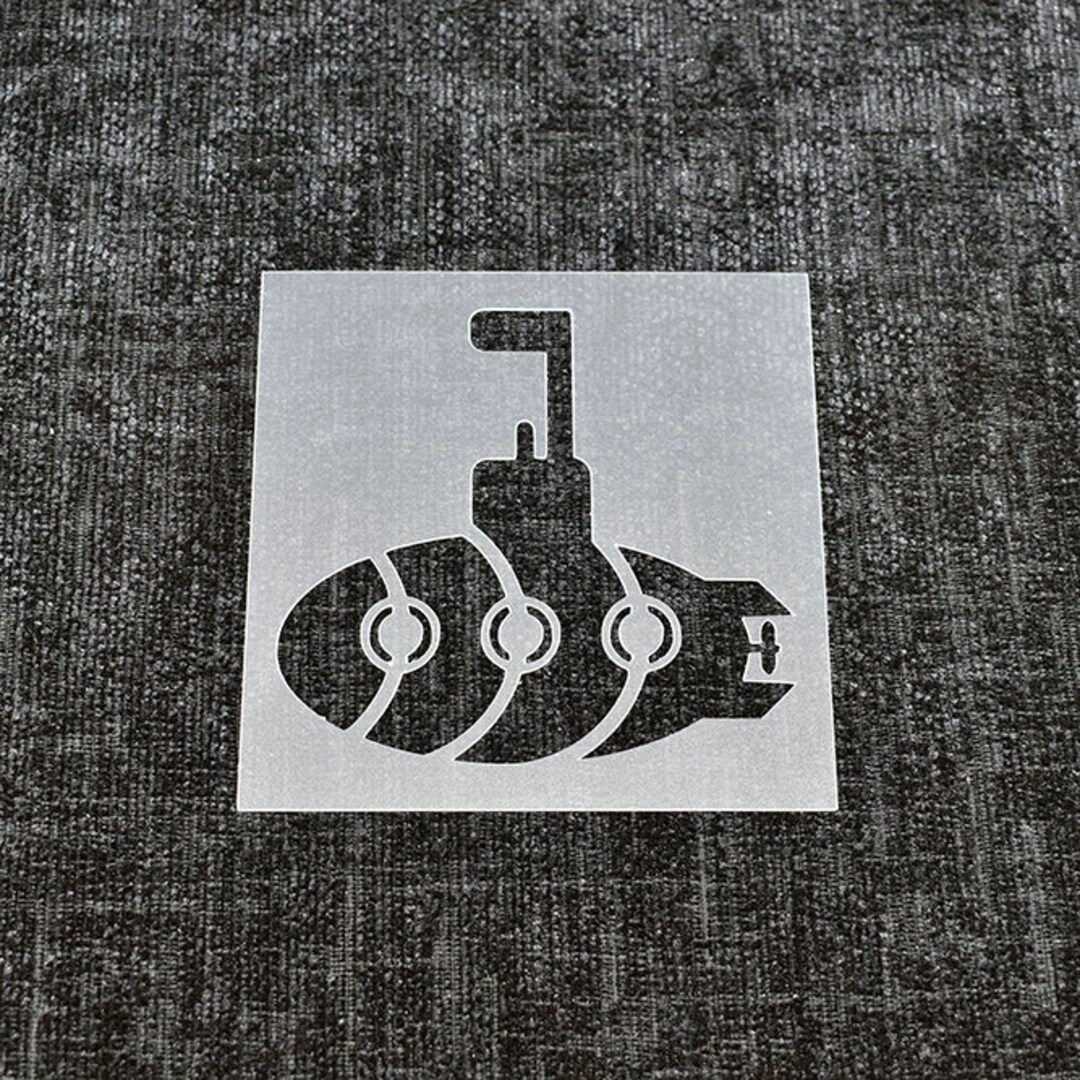 Submarine - Reusable Stencil - High Quality Strong 350 Micron Stencils ...