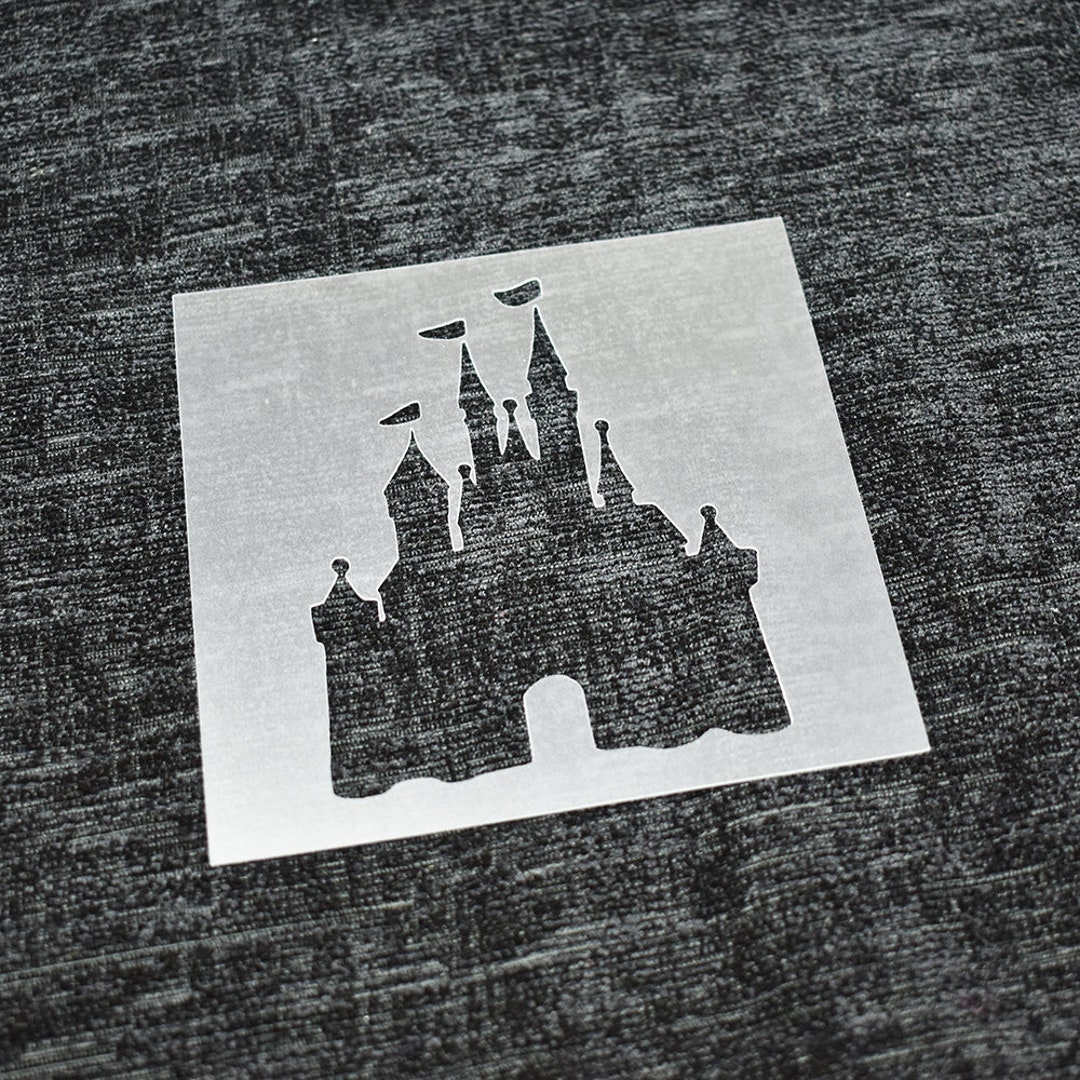 Fantasy Castle Stencil Reusable Stencil for Floors Walls - Etsy