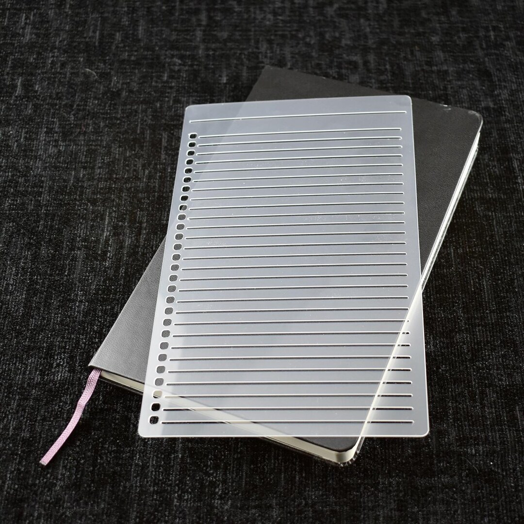 Notebook Stencil for A4 and A5 Journals - Bullet Point - Reusable ...
