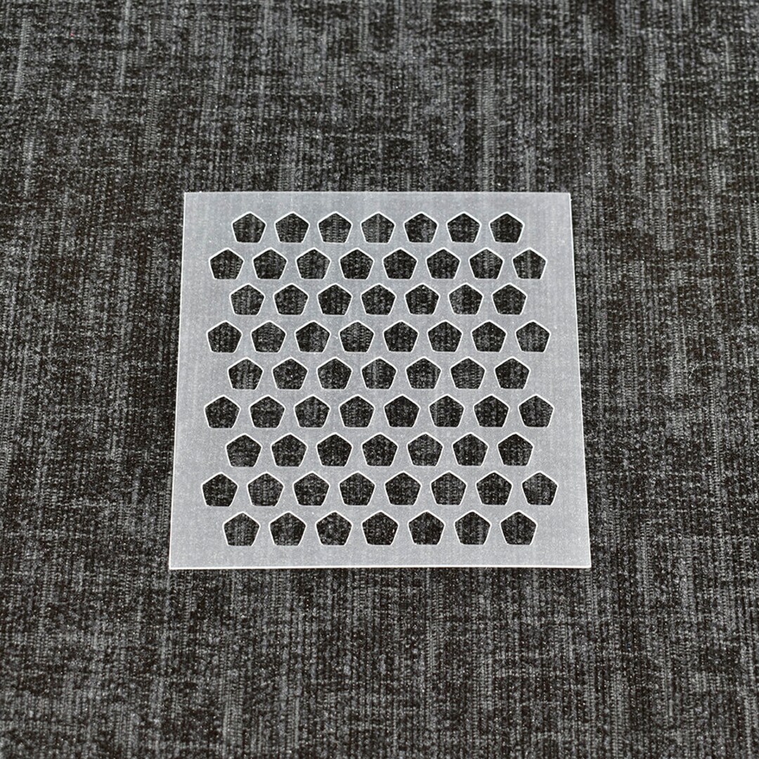 Pentagon - Reusable Pattern Stencil - High Quality Strong 350 Microns ...