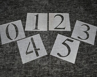 Numbers Stencil Reusable Numbers Stencil Art Stencil DIY - Etsy