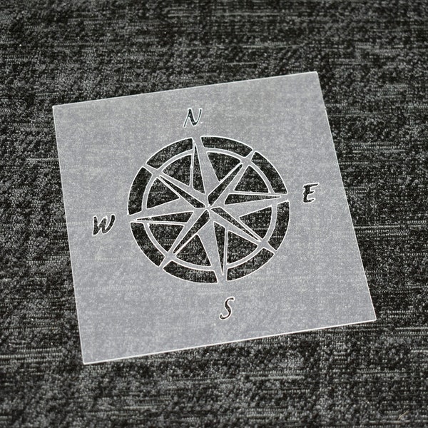 Compass Stencil - Etsy
