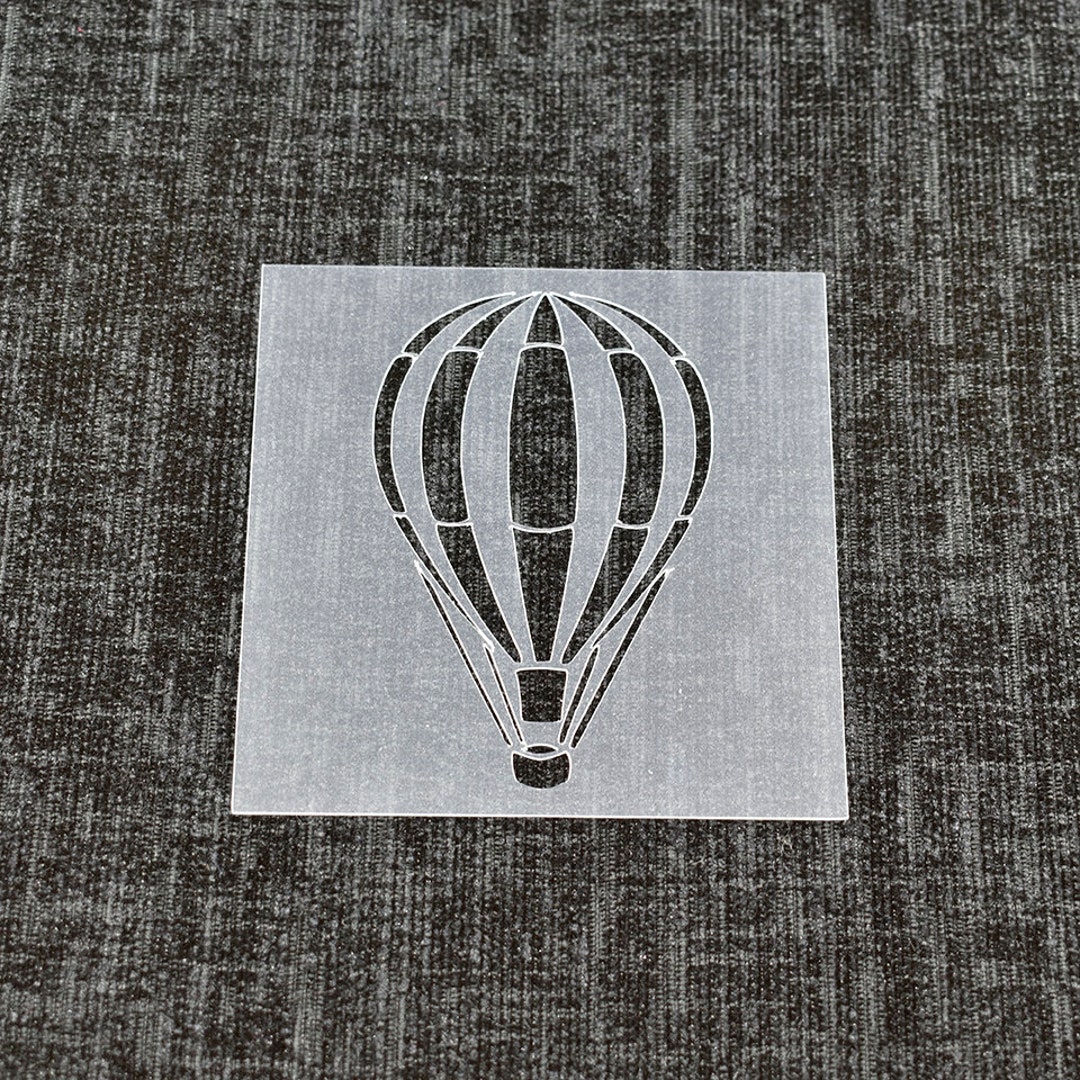 Hot Air Balloon Stencil Reusable Stencil. High Quality Strong 350 ...