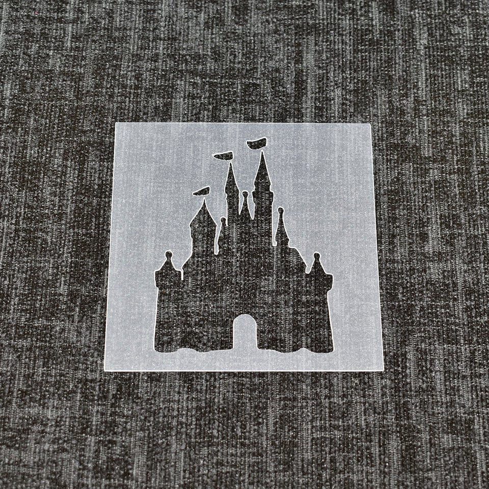 Fantasy Castle Stencil - Reusable Stencil for Crafts, DIY, Baking - Etsy