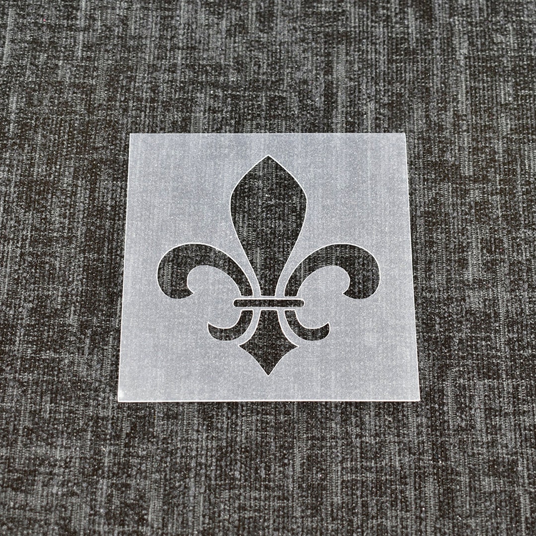 Fleur De Lis 4 Stencil Reusable Stencil. High Quality Strong 350 Micron ...
