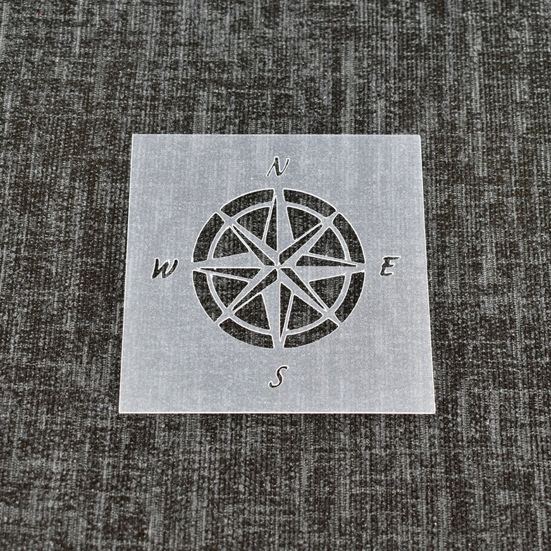 Compass - Reusable Stencil - High Quality Strong 350 Micron Stencils - Etsy