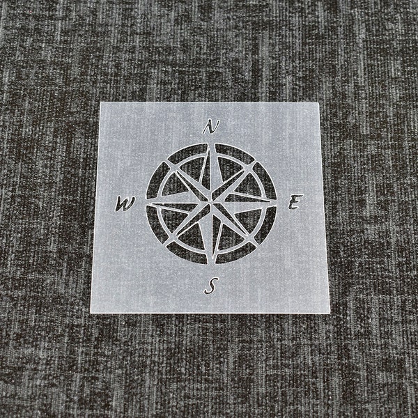 Compass Stencil - Etsy