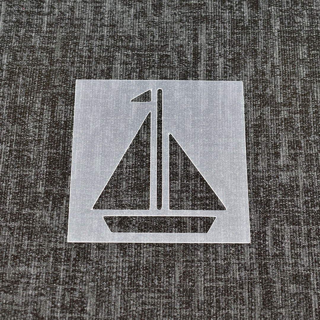 Boat / Ship - Reusable Stencil - High Quality Strong 350 Micron ...