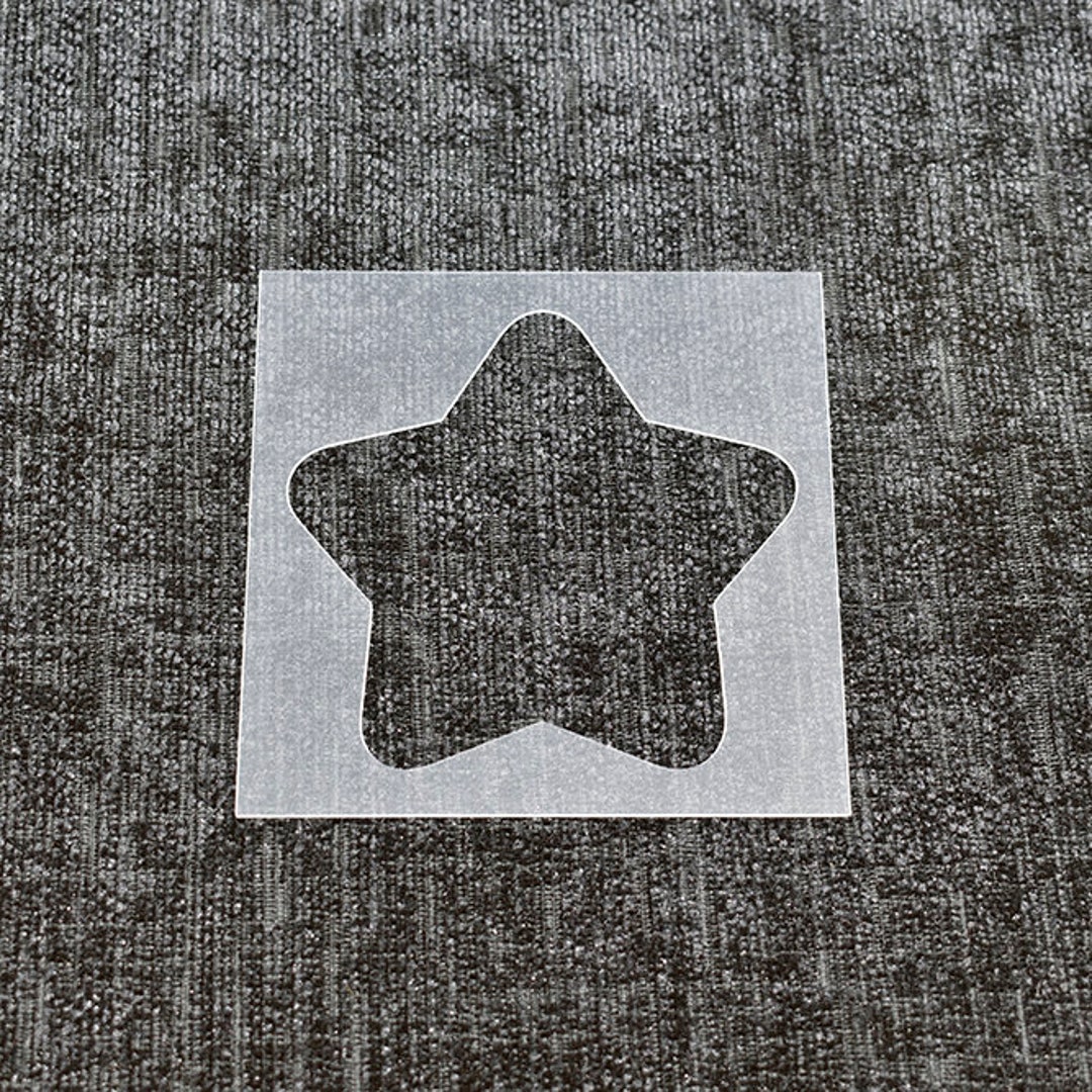Fancy Star - Reusable Shape Stencil - High Quality Strong 350 Microns ...