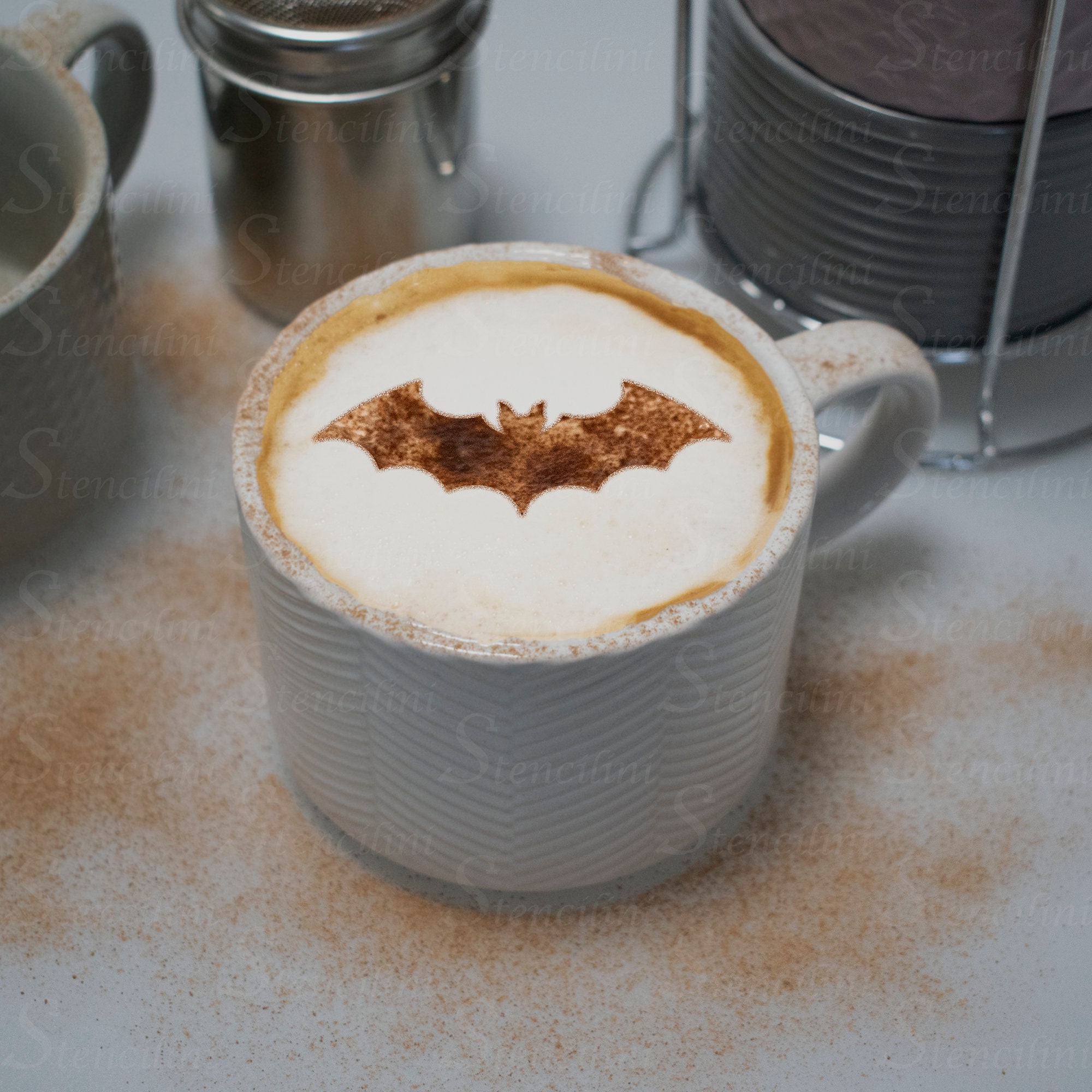 Batman Latte Art
