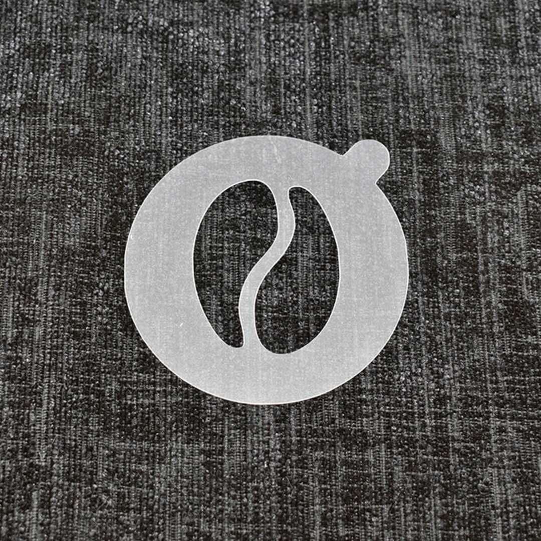 Reusable 'coffee Bean' Coffee Stencil. High Quality Strong 350 Micron ...