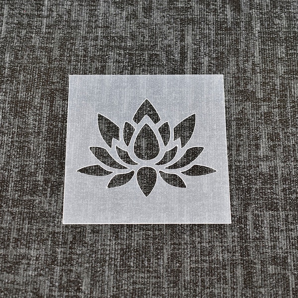 Flower Stencil - Etsy