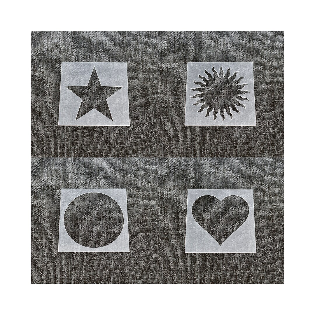Shape Stencils - Choose a Design (sold Individually) - Reusable ...